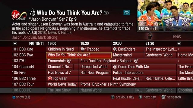 Virgin Media Tivo